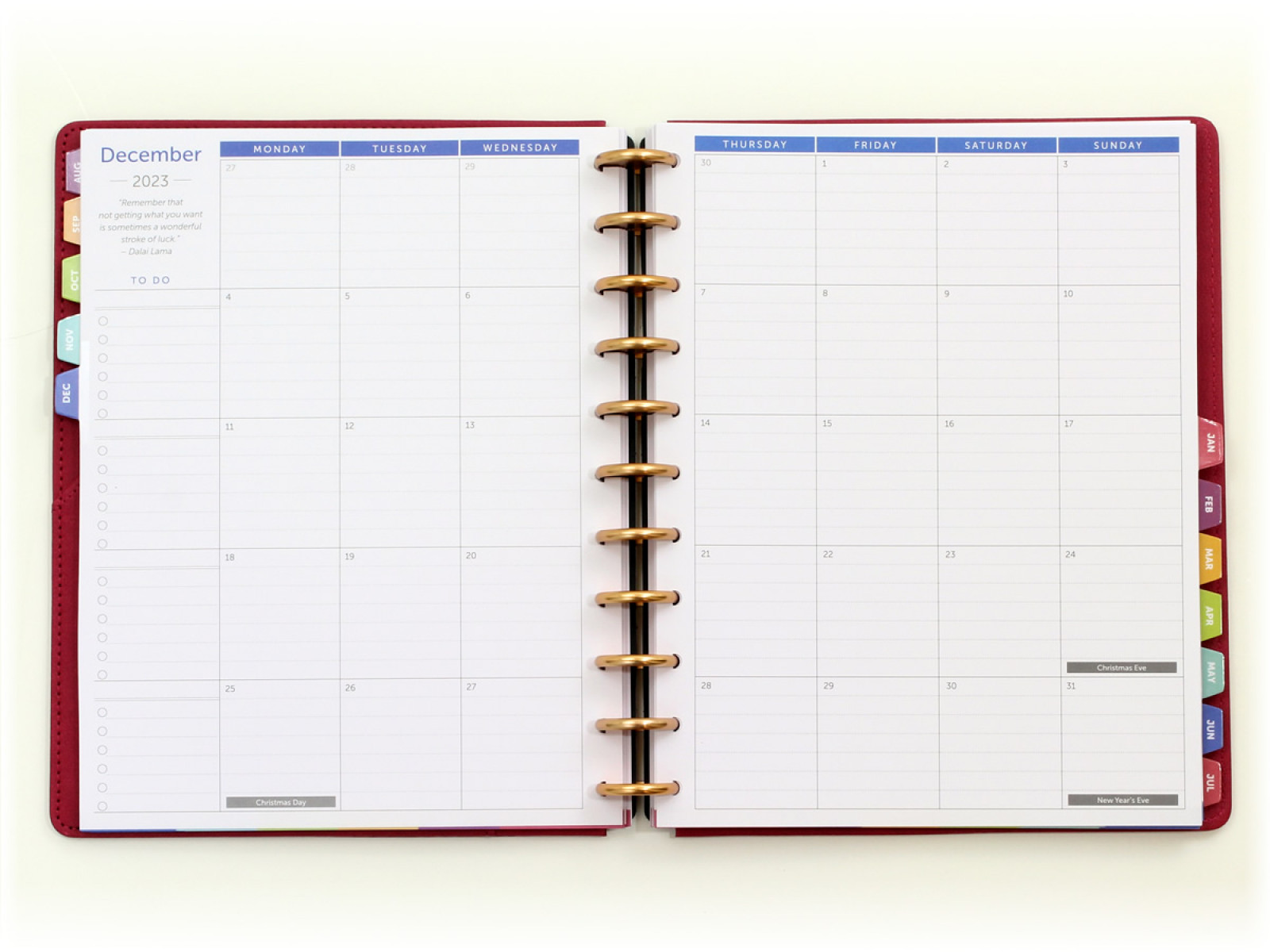 2025-26 Academic Calendar Planner Pages: Letter Discbound – Time & ToDo ...
