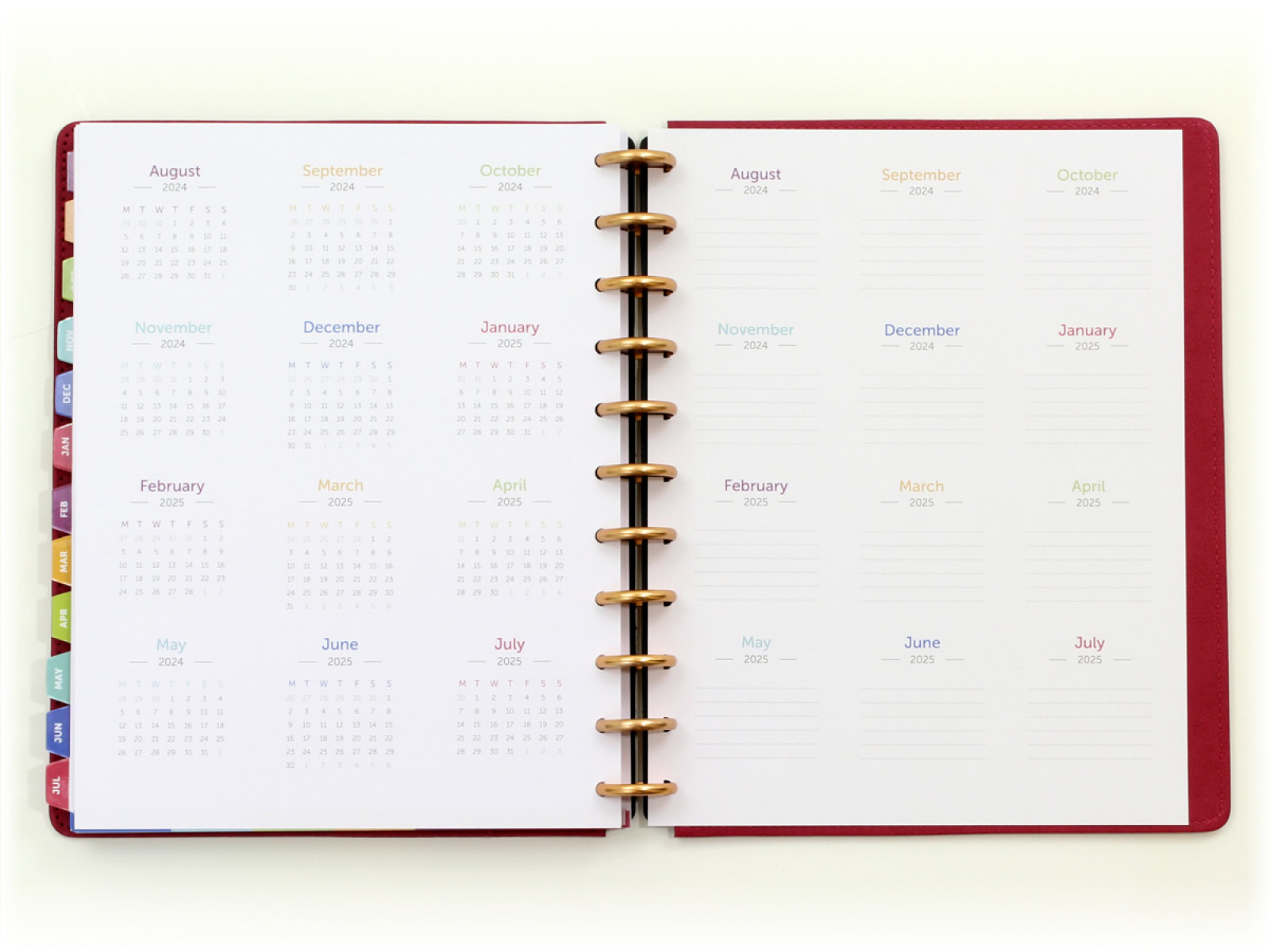 2025-26 Academic Calendar Planner Pages: Letter Discbound – Time & ToDo ...